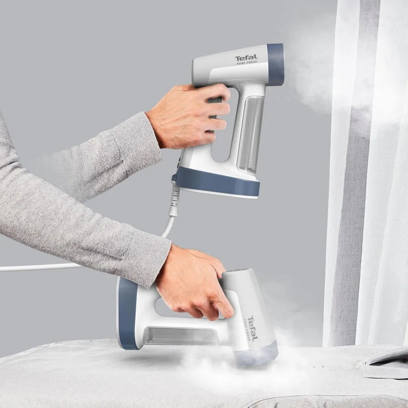 Tefal, Pure Force 2-in-1, Handheld Garment Steamer and Iron, Vertical/